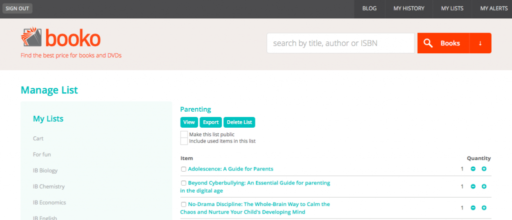 Booko user guide for clever people | Blogo
